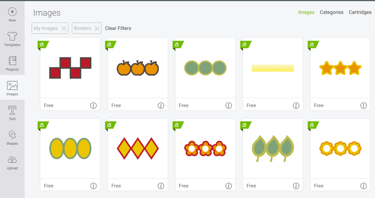 Cricut Design Space: What is included for Free Explained with Pictures ...