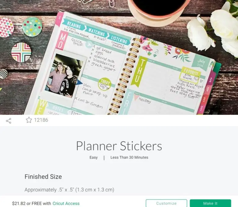 Cricut Stickers Guide (Materials, Settings & More!) – Dream Plan Smile